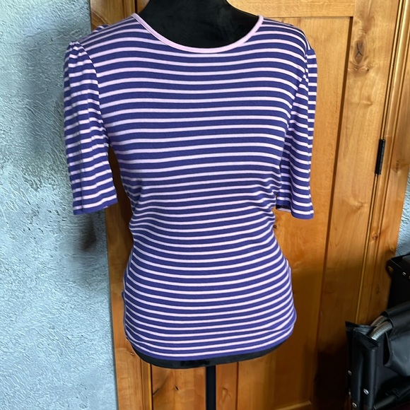 Kettlewell | Tops | Kettlewell Striped Top Purple | Poshmark
